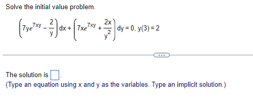 Solved Solve the initial value problem. | Chegg.com