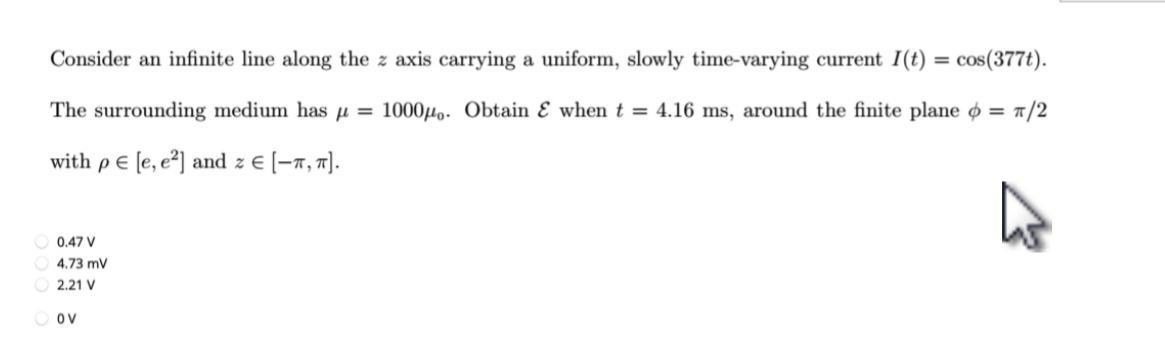 Solved Consider an infinite line along the z axis carrying a | Chegg.com