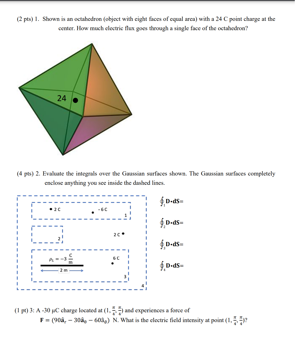 Solved Only Do Problem 2 ﻿and 3 ﻿not Problem 1 4 ﻿pts 2