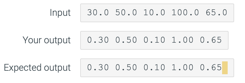 Solved How do I print the correct output with the following | Chegg.com