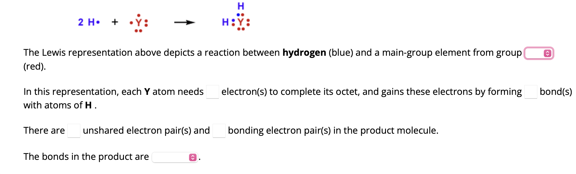 Solved The Lewis representation above depicts a reaction | Chegg.com