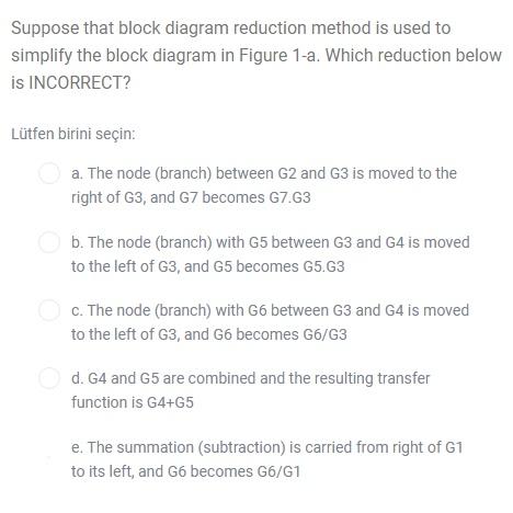 Solved G G5 GHHH R(s) C(s) Gai G5 | Figure 1-a Suppose | Chegg.com