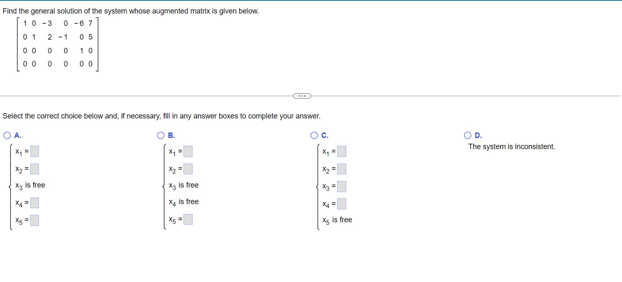 Solved Select the correct choice below and, if necessary, | Chegg.com