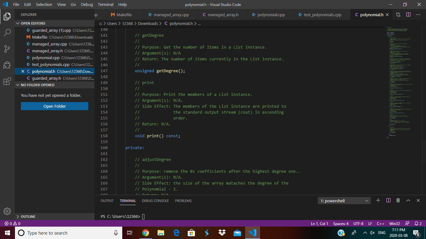 polynomials.cpp | Chegg.com