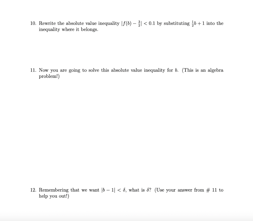 Solved 10. Rewrite the absolute value inequality | Chegg.com