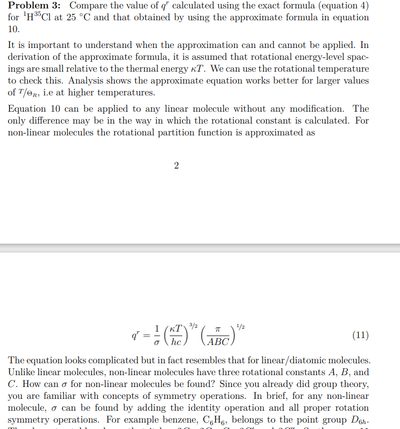 Problem 3: Compare the value of q' calculated using | Chegg.com