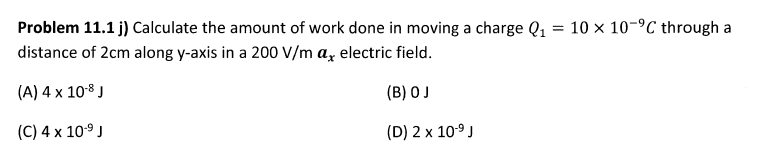 Solved Problem 11.1j ) Calculate the amount of work done in | Chegg.com