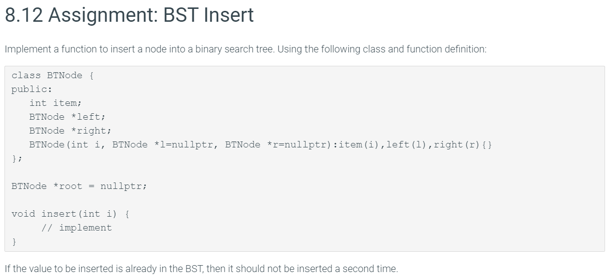 Solved C Code Include Class Btnode 