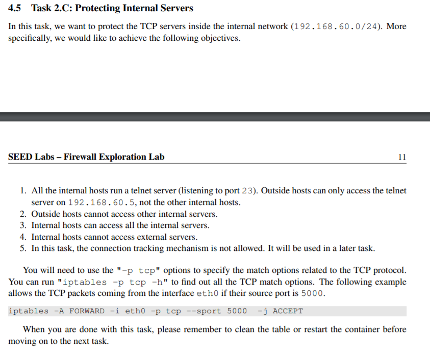 Part of Seed Labs 2.0 for Seed Ubuntu 20.04 | Chegg.com
