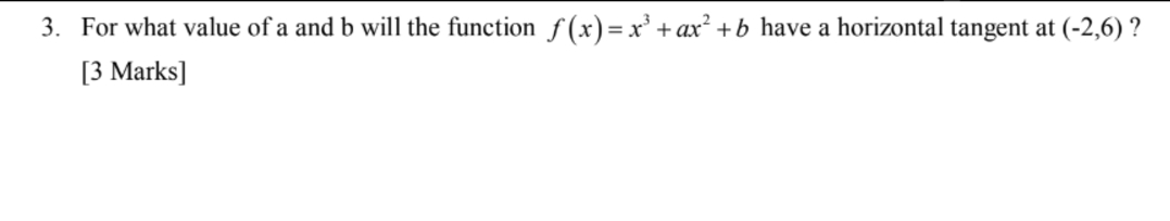Solved For what value of ﻿a and b ﻿will the function | Chegg.com