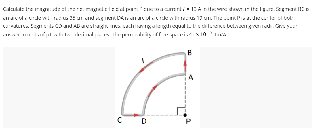 Solved Calculate the magnitude of the net magnetic field at | Chegg.com