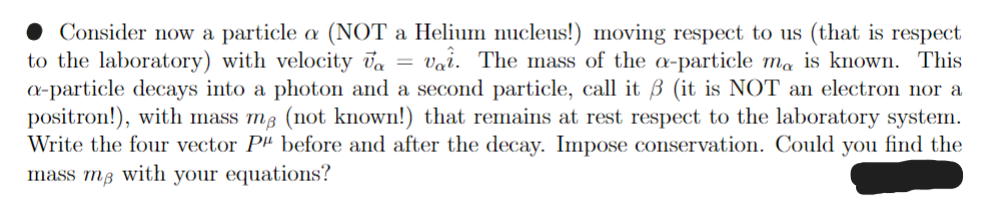 Solved In the laboratory system (where we are), we observe | Chegg.com