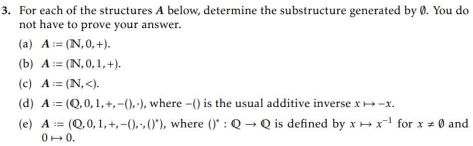 Solved 3. For each of the structures A below, determine the | Chegg.com