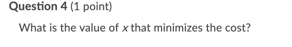 Solved 3.7: Optimization Suppose you want to build a | Chegg.com