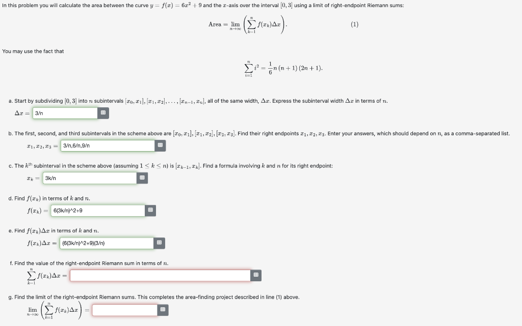 Solved In this problem you will calculate the area between | Chegg.com