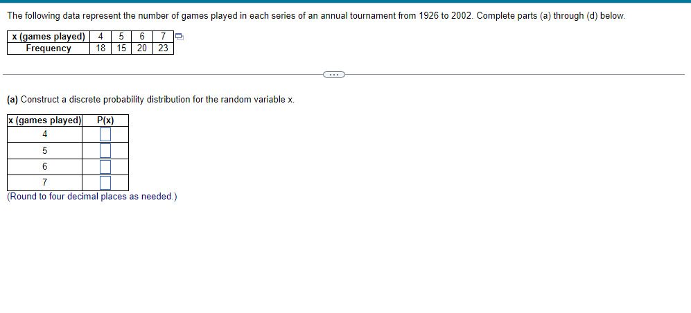 Solved (a) Construct a discrete probability distribution for | Chegg.com
