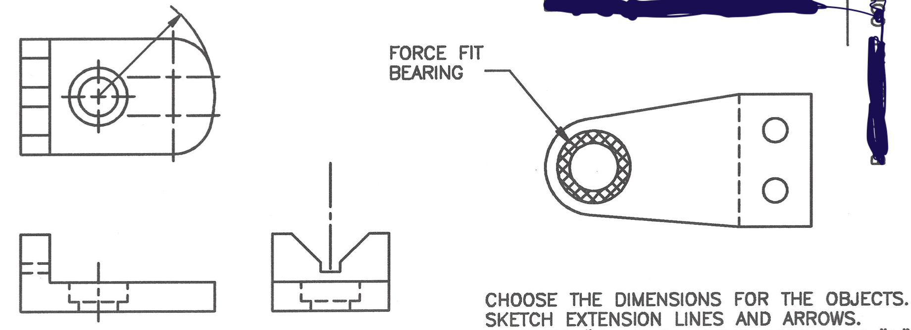 FORCE FIT BEARING CHOOSE THE DIMENSIONS FOR THE | Chegg.com
