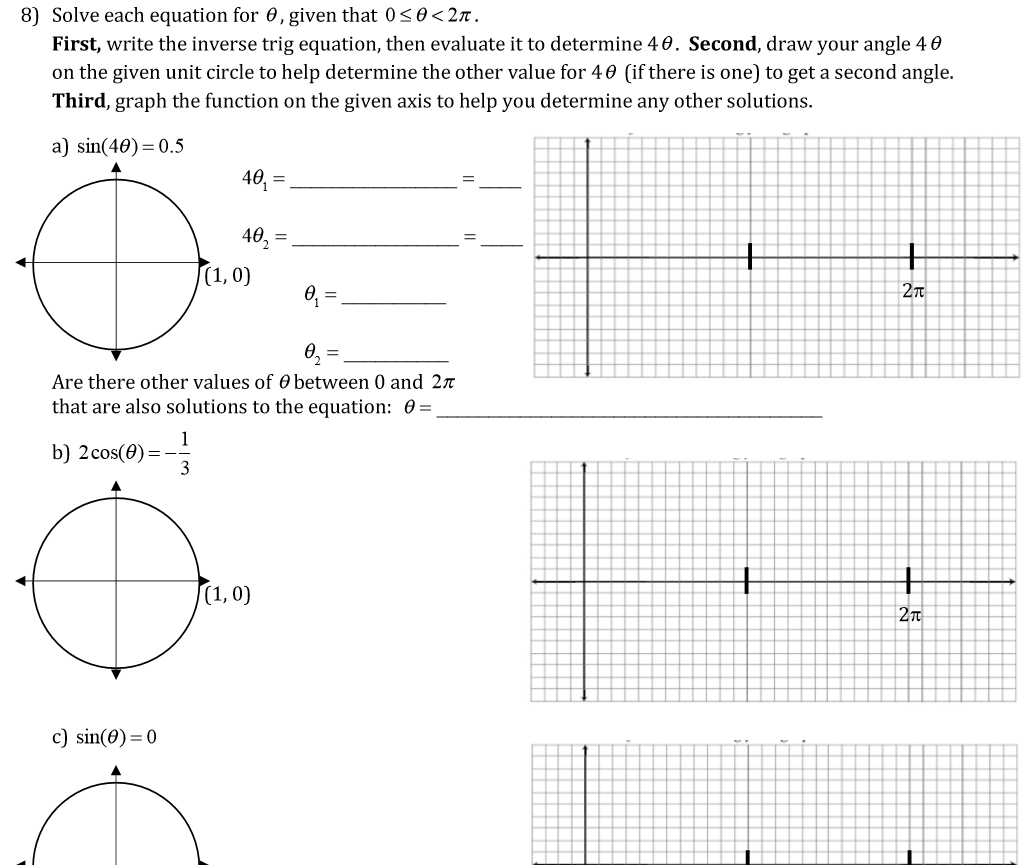 Solved 8) Solve each equation for e, given that 050