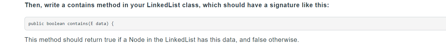 Solved LinkedList class package | Chegg.com