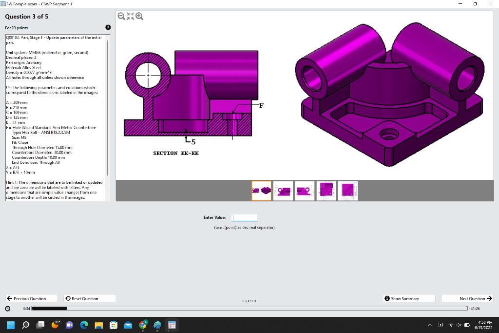 SW Sample exam - CSWP Segment 11 Question 3 of 5. For | Chegg.com