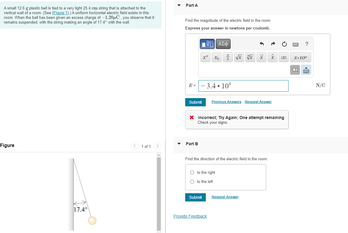 Solved A small 12.6 g plastic ball is tied to a very light | Chegg.com