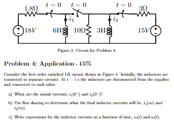 Solved Figure 2 ﻿: Circuit for Problem 4.Problem 4: | Chegg.com