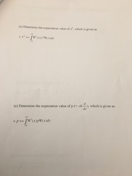 Solved I. The wave function of a one dimensional quantum | Chegg.com