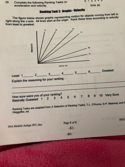 Solved 29. Complete the following Ranking Tasks on | Chegg.com