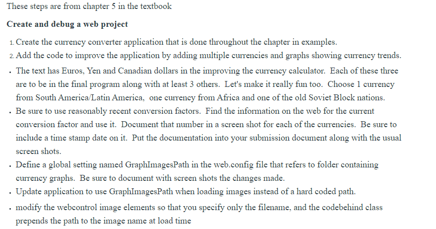 Solved These steps are from chapter 5 in the textbook Create | Chegg.com