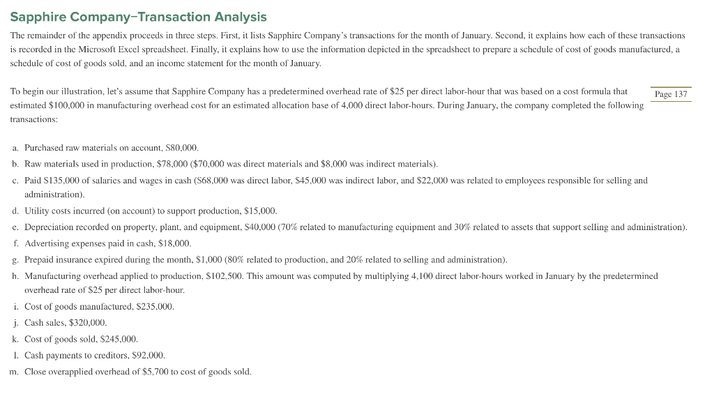 Solved Exhibit 3A-1 contains a Microsoft Excel spreadsheet | Chegg.com