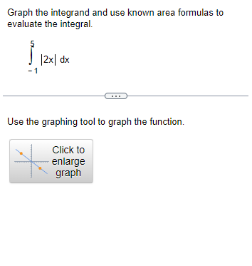 Solved Graph the integrand and use known area formulas to | Chegg.com
