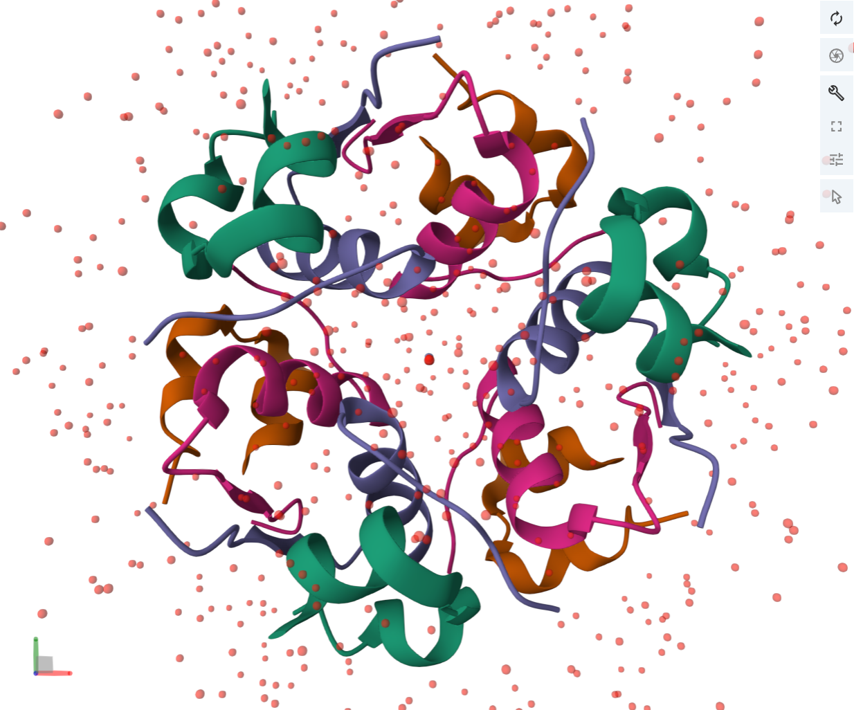 Solved examine the interactions of the amino acid R22 ﻿in | Chegg.com