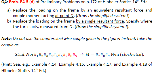 Solved Q4: Prob. P4-5 (d) of Preliminary Problems on p.172 | Chegg.com