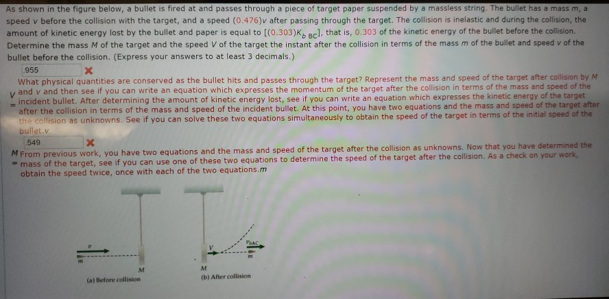 Solved As shown in the figure below, a bullet is fired at | Chegg.com