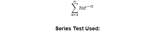 Solved Σ ne-n n=1 Series Test Used: oo n n2 + 2 2n2 – n+5 | Chegg.com