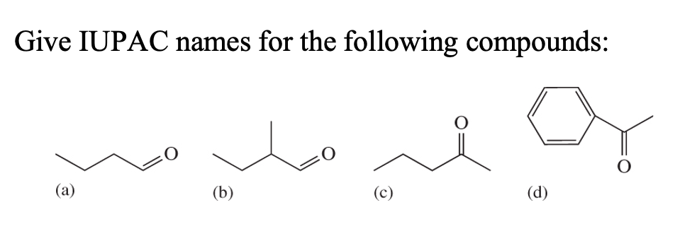 Solved Give IUPAC names for the following compounds | Chegg.com
