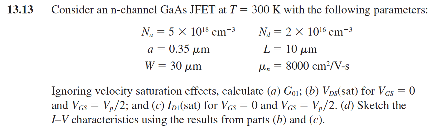 Solved Also, Create computer plots of ID vs VGS and ID vs | Chegg.com