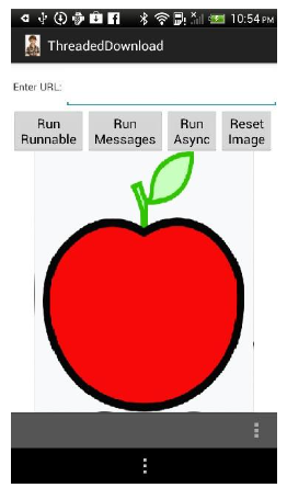 Using various Android concurrency models to download | Chegg.com