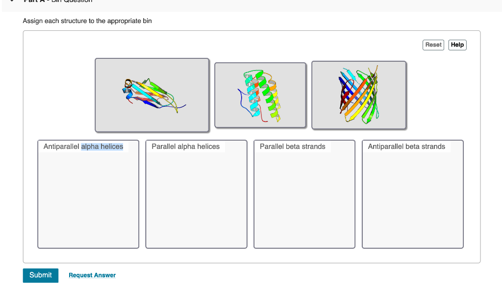 Solved Assign each structure to the appropriate bin Reset | Chegg.com