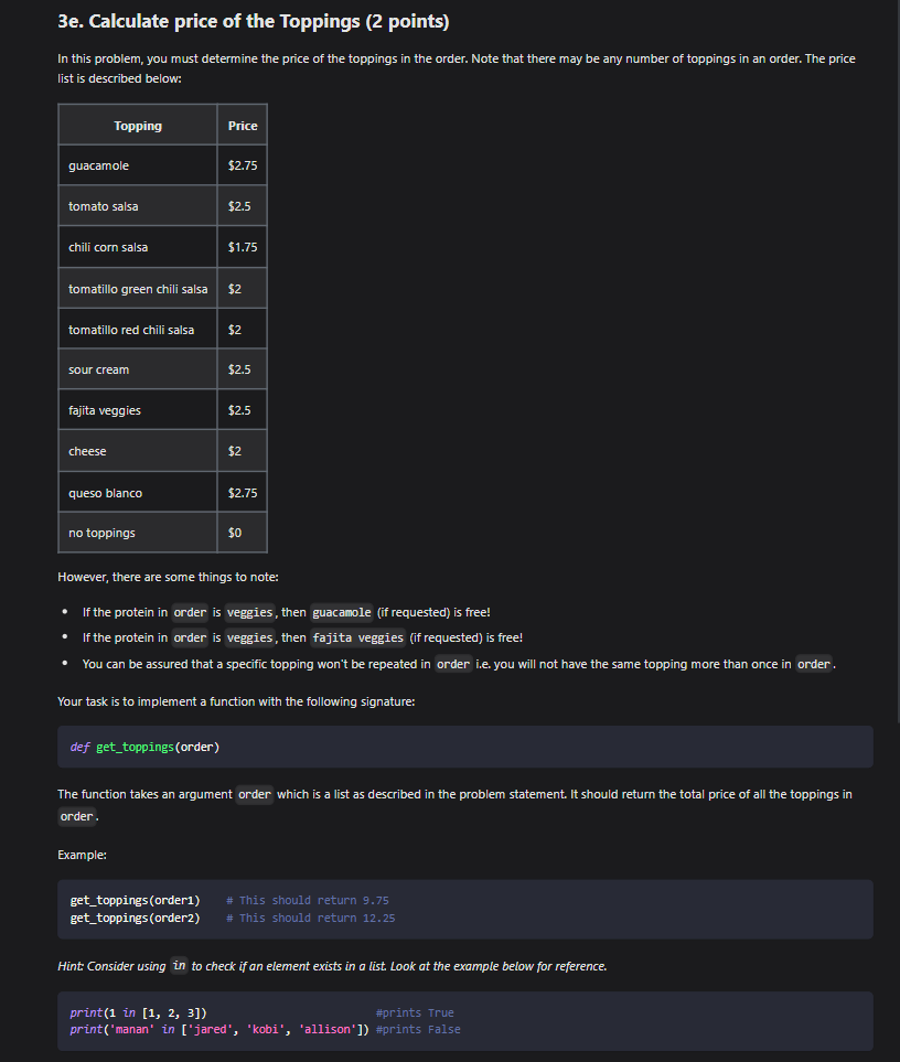 Solved 3a. Calculate price of the Protein (1 point) In this | Chegg.com