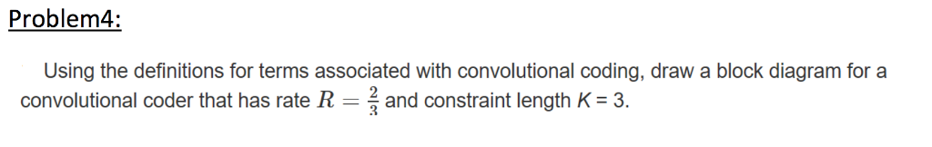 Solved Problem4: Using the definitions for terms associated | Chegg.com