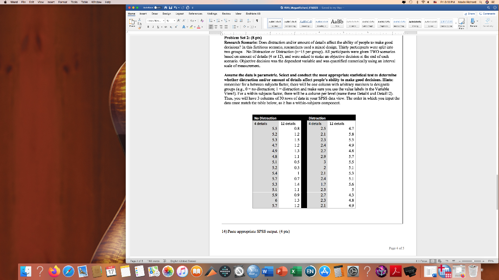 Solved Paste appropriate SPSS output. (4 pts) | Chegg.com Solved Paste appropriate SPSS output. (4 pts) | Chegg.com