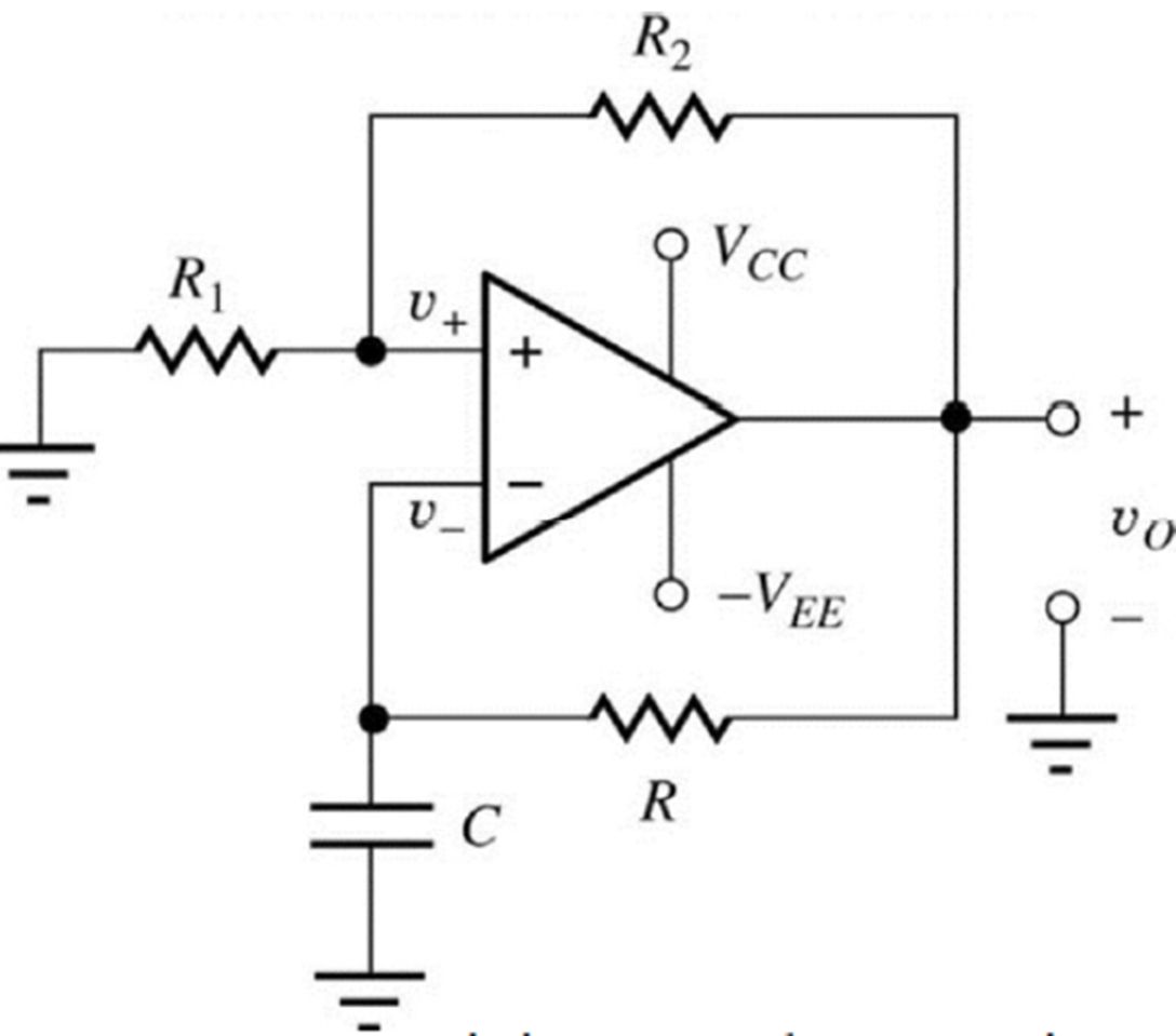Solved Given the Astable multivibrator circuit shown in the | Chegg.com