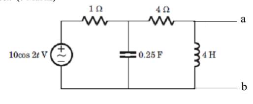 Solved use test source method at terminal a-b to determine | Chegg.com