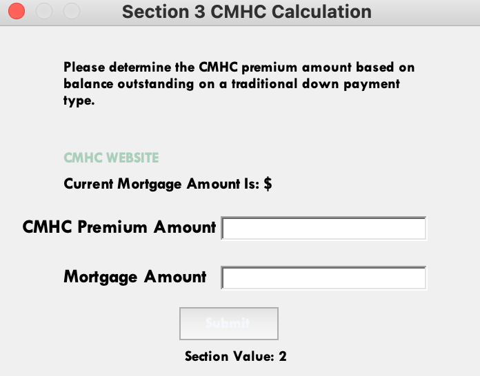 Solved Section 2 - Down Payment Please enter the dollar | Chegg.com