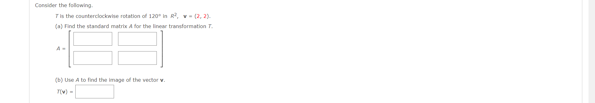 Solved Consider the following. T is the counterclockwise | Chegg.com