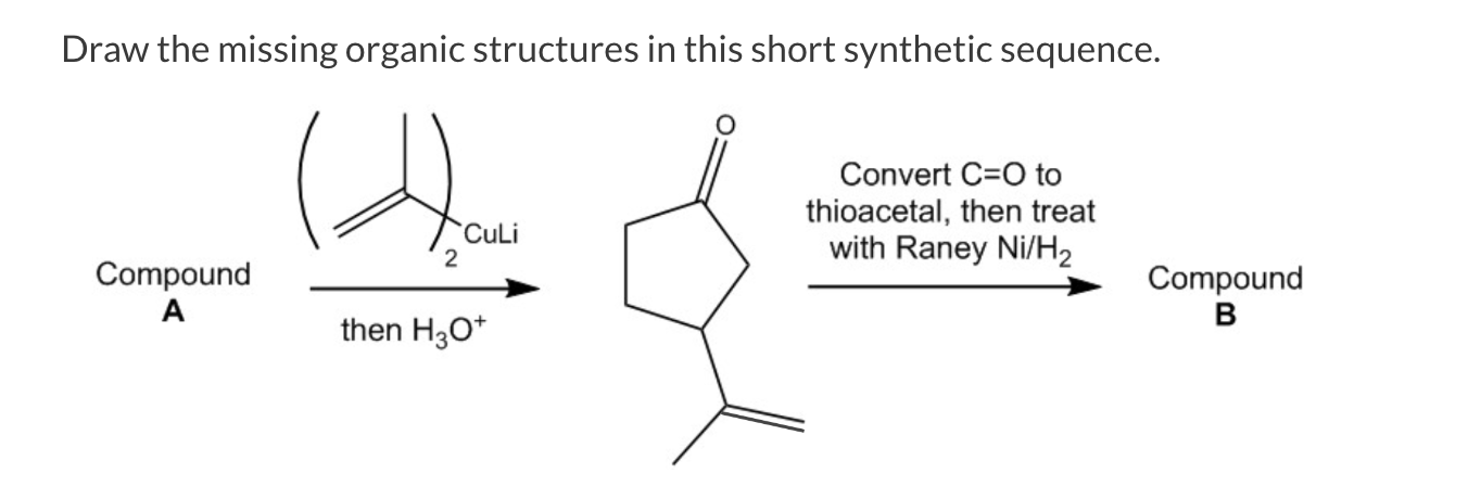 Solved Draw the missing organic structures in this short | Chegg.com