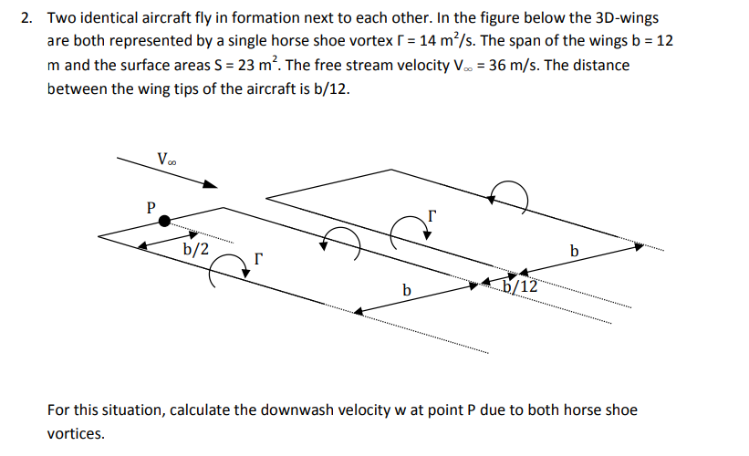 Two identical aircraft fly in formation next to each | Chegg.com