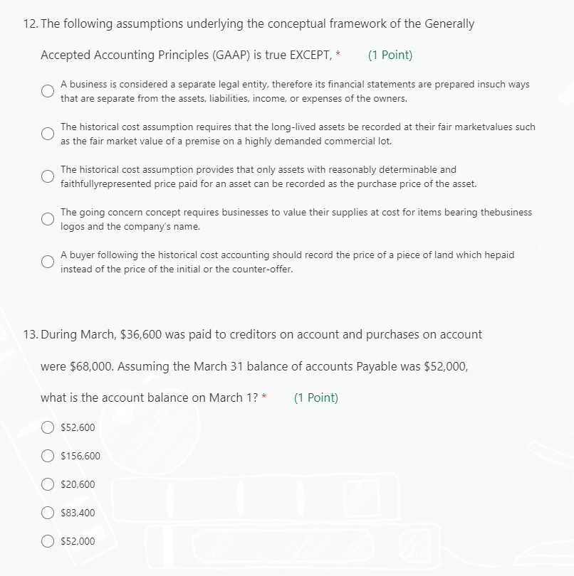 Solved 12. The following assumptions underlying the | Chegg.com