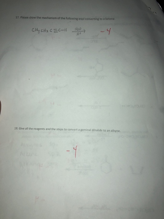 Solved Starting from acetylene, synthesize trans-2-hexene 3. | Chegg.com